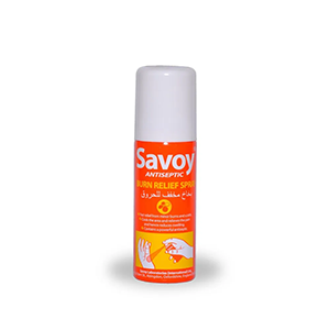 Savoy Antiseptic Burn Relief Spray 50 ml