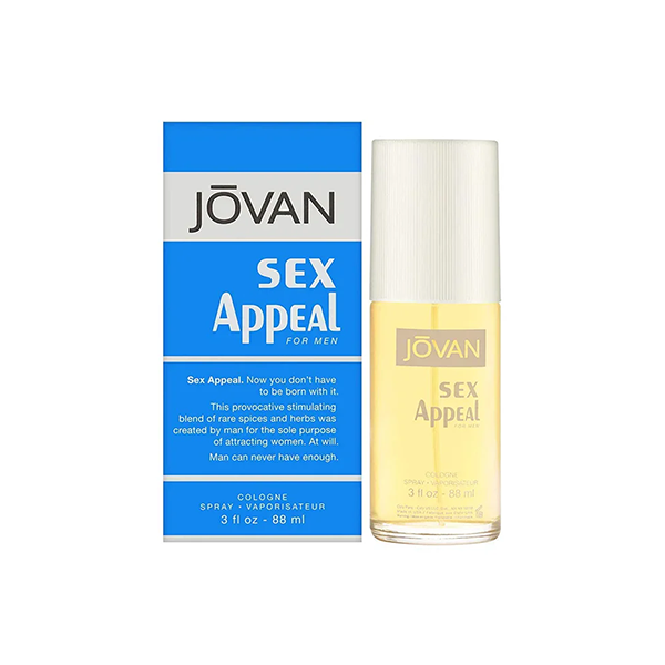 Jovan Sex Appeal Eau De Cologne Perfume For Men 88ml