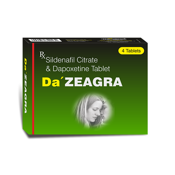 Da Zeagra Strip Of 4 Tablets